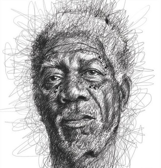 Kreatif! Seni Lukisan Conteng Gambar Artis Antarabangsa | My Info Hub