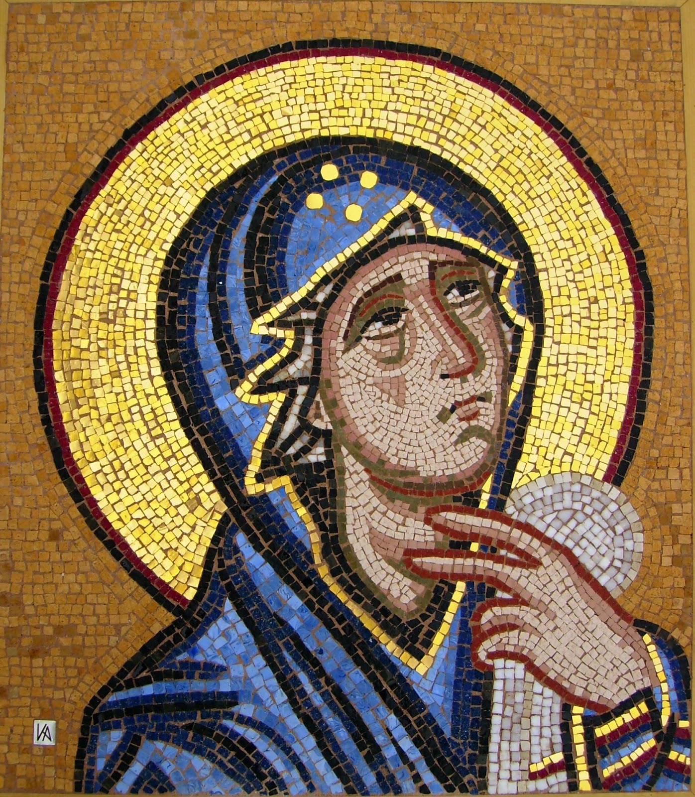 Mosaics24 - Ψηφιδωτά: ΨΗΦΙΔΩΤΑ:ΠΑΝΑΓΙΕΣ