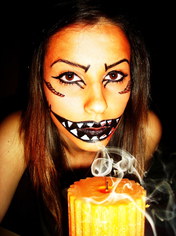 Halloween Makeup - Pumpkin! - Minnie Angel