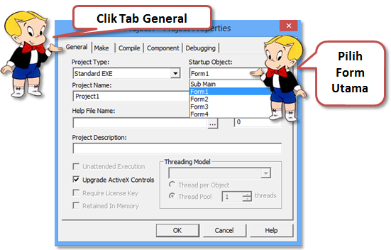 Cara Menentukan Form Utama Di Visual Basic - Sampul Ilmu