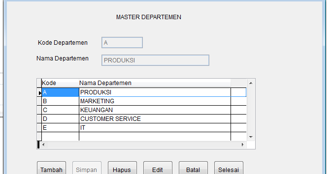 Contoh Program Dengan Visual Foxpro 9