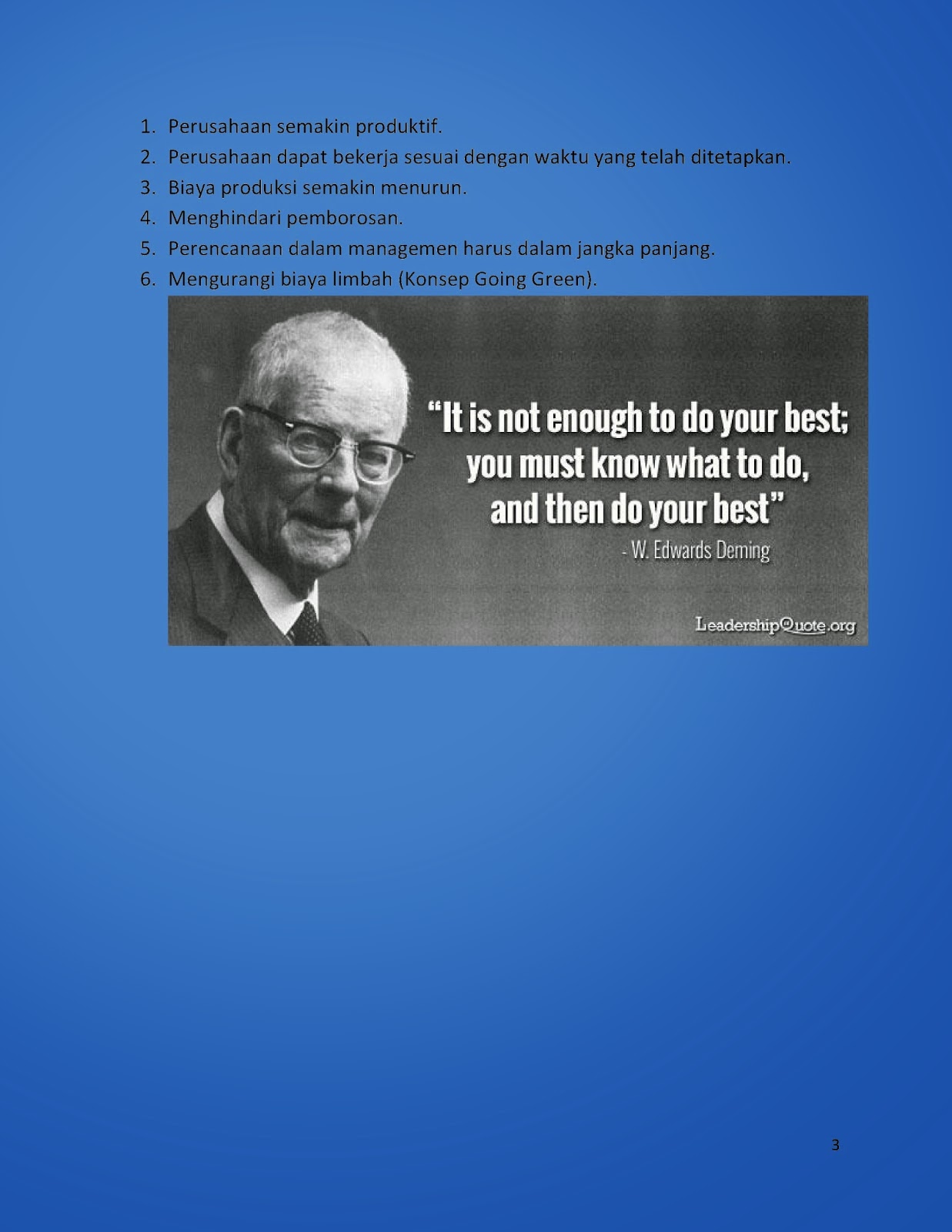 Kaizen-William Edwards Deming