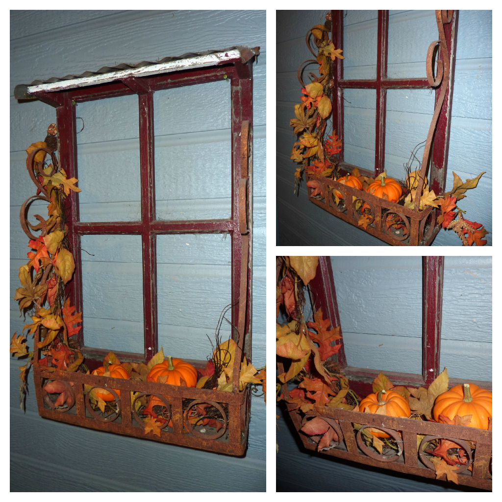 No time to be bored: Orange and teal fall decor - quick decorating