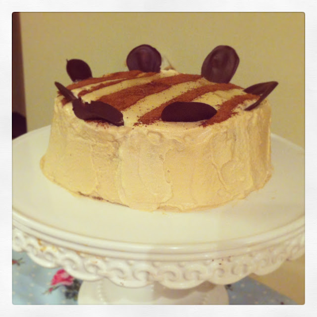 Cake it Easy!: Mocha Latte Cake with Chocolate Drops