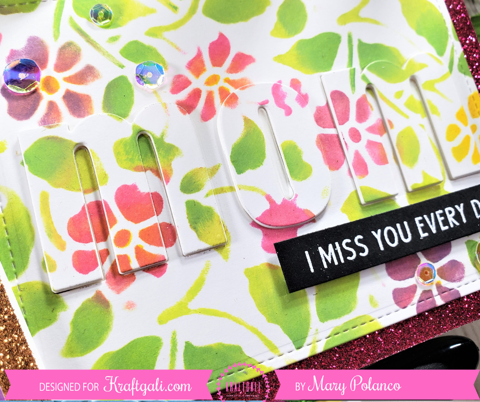 2 Ways to Color Your Stencils ~ Kraftgali Blog