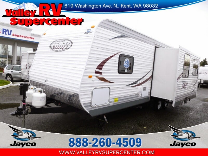 NW RVenture: The 2014 Jayco Jay Flight Swift 265RLS at Valley RV ...