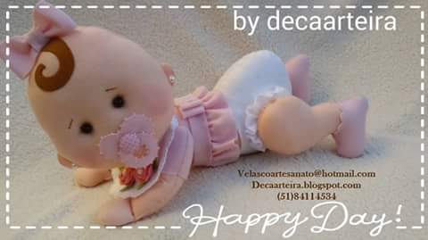 LINDOS MOLDES DE BEBÊS EM FELTRO!