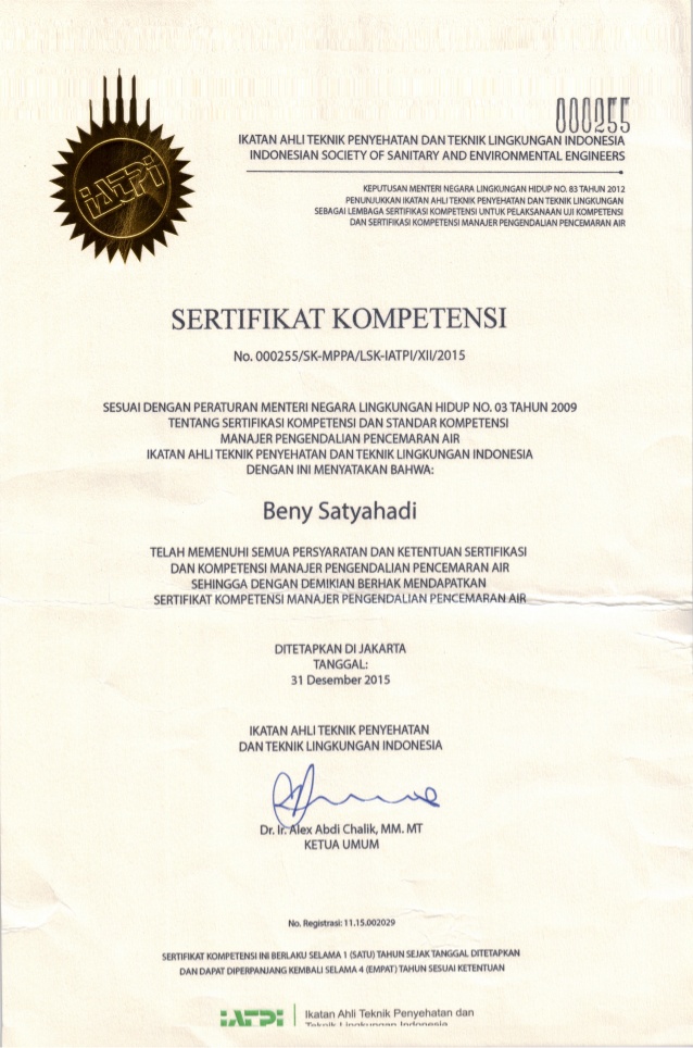 The Satyahadi's Journal: BUTUH KONSULTAN LINGKUNGAN?