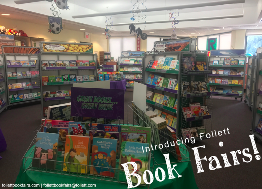 The Library Voice: Have You Heard The News? Follett Book Fairs Are Here!