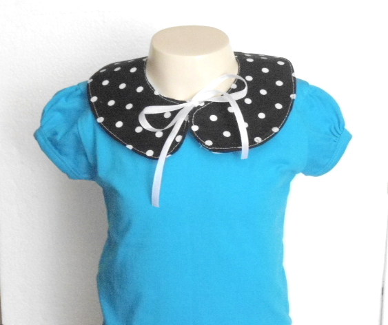 Sewing Pattern for Girl's Peter Pan Collar, How to Sew a Detachable ...