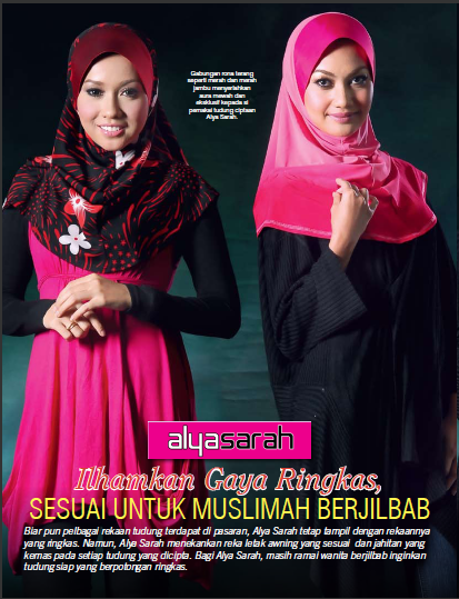 Butik Tudung Alya Sarah: MAJALAH KELUARGA, NONA DAN MINGGUAN WANITA