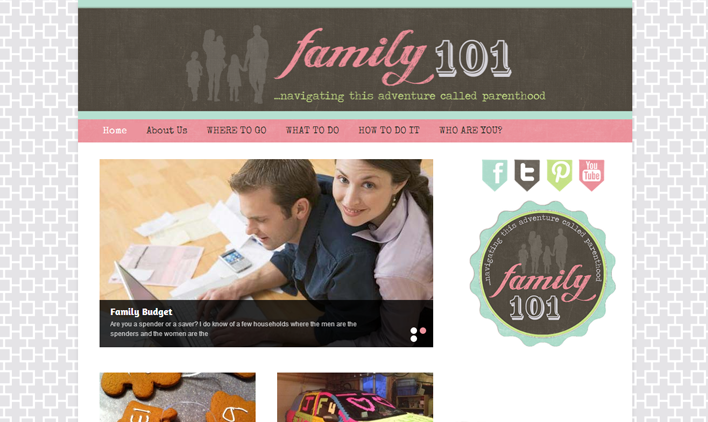 Family 101 | blog and print designs | Designs By Kassie