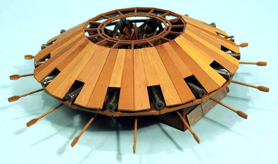 LEONARDO DA VINCI MULTI-CANNON GUNSHIP ~ Megamag 2