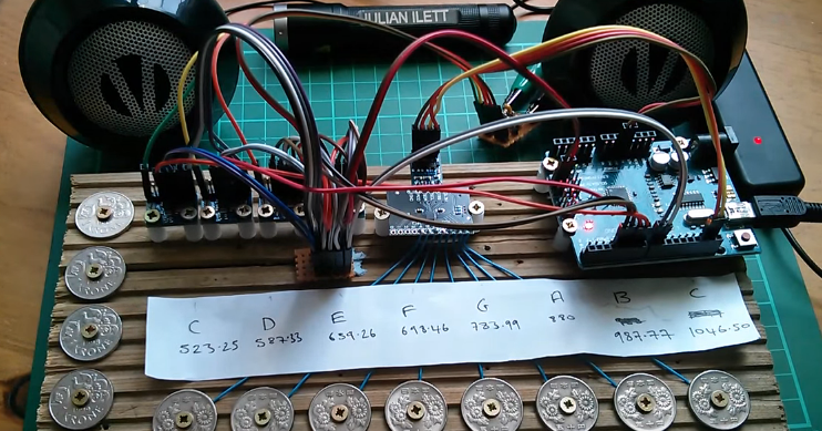 Penny Organ - un orgue polyphonique réalisé avec un Arduino - MCHobby ...