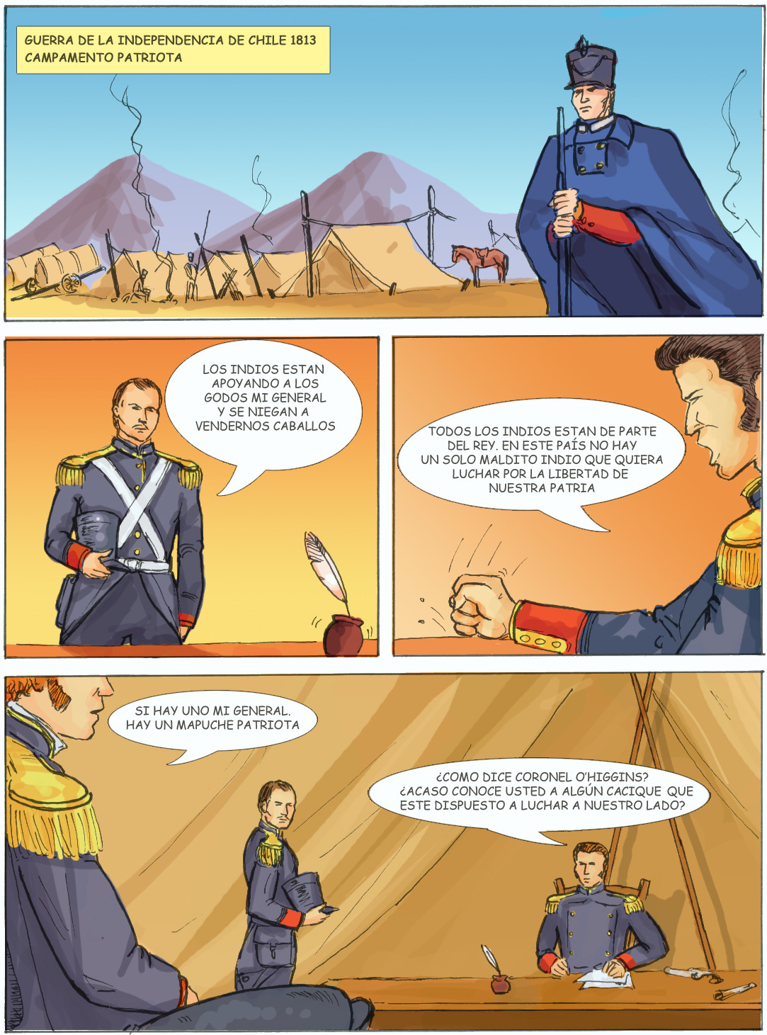 RENACINDIO: Comic historico.