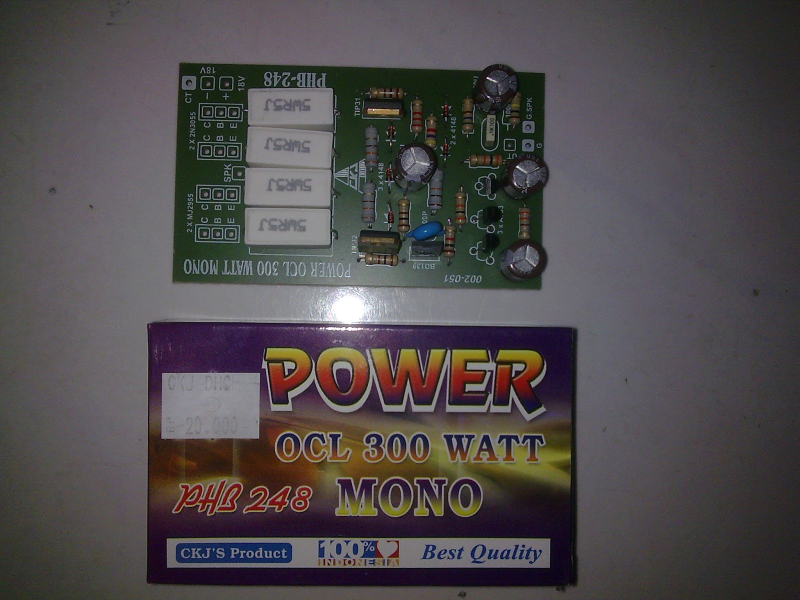 Driver power 300 watt mono - TOKO ELEKTRONIK AMANAH