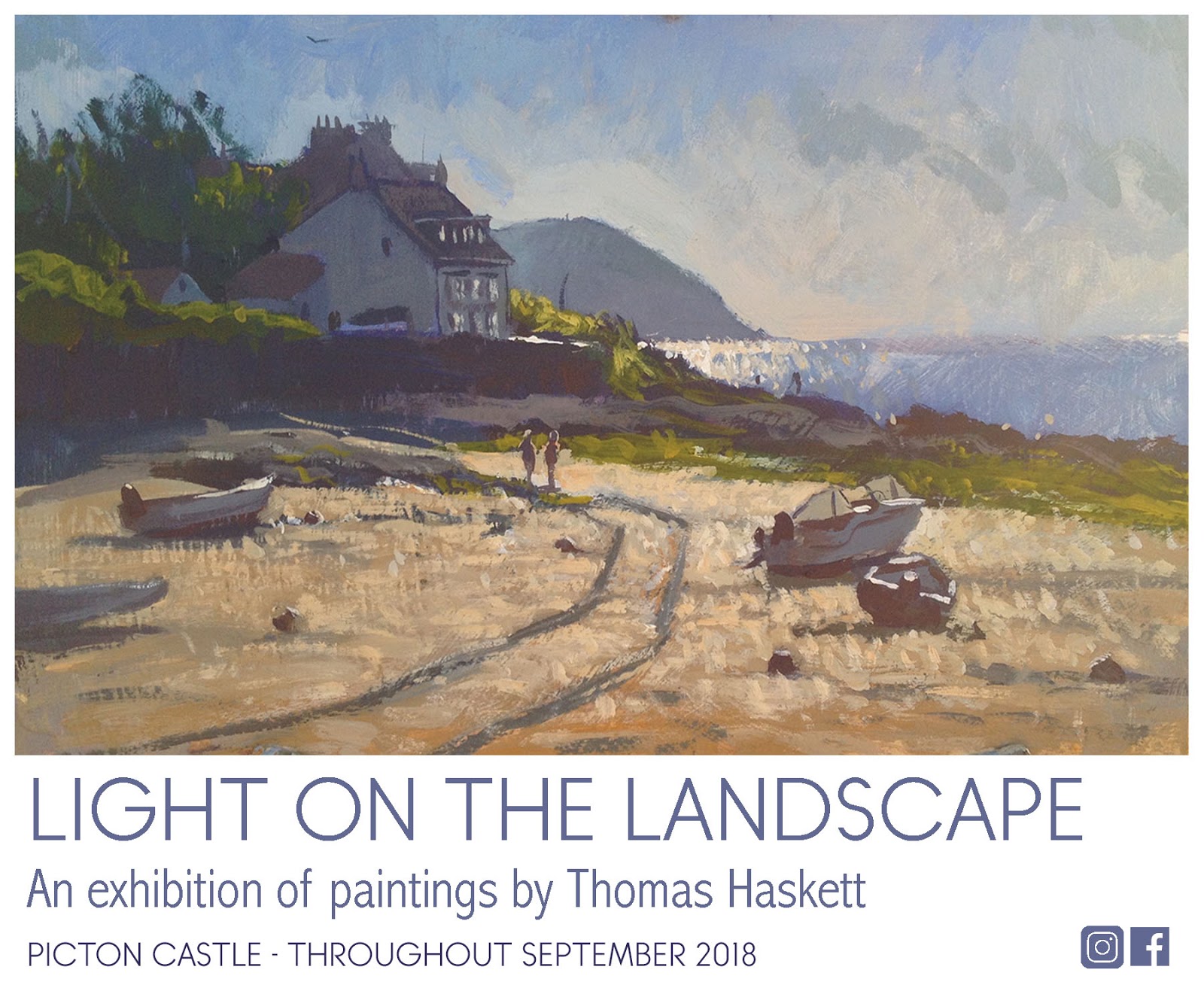 Thomas Haskett Illustration: Solo Exhibition at Picton Castle and Gardens, Pembrokeshire