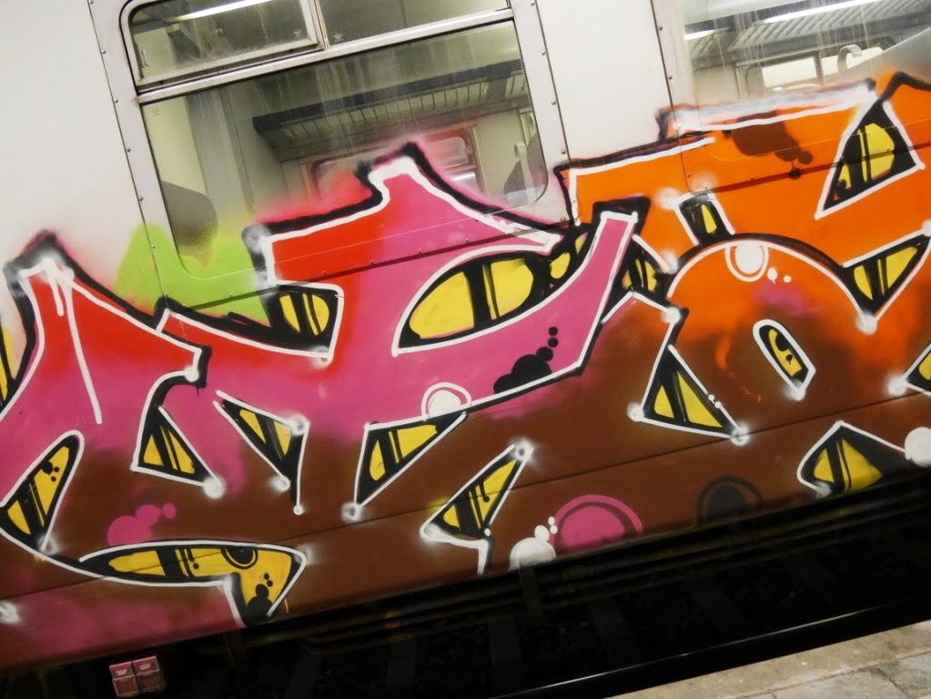 YOSEMITE SAM Art on Train