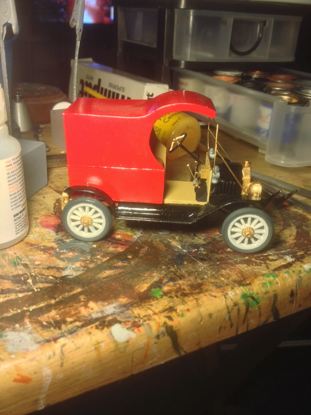 Scale Model Workbench: Ford model T conversion