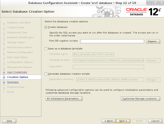 Creating Oracle Database Using Dbca In 12c R2 Oraclenext Solution To Your Oracle Problems