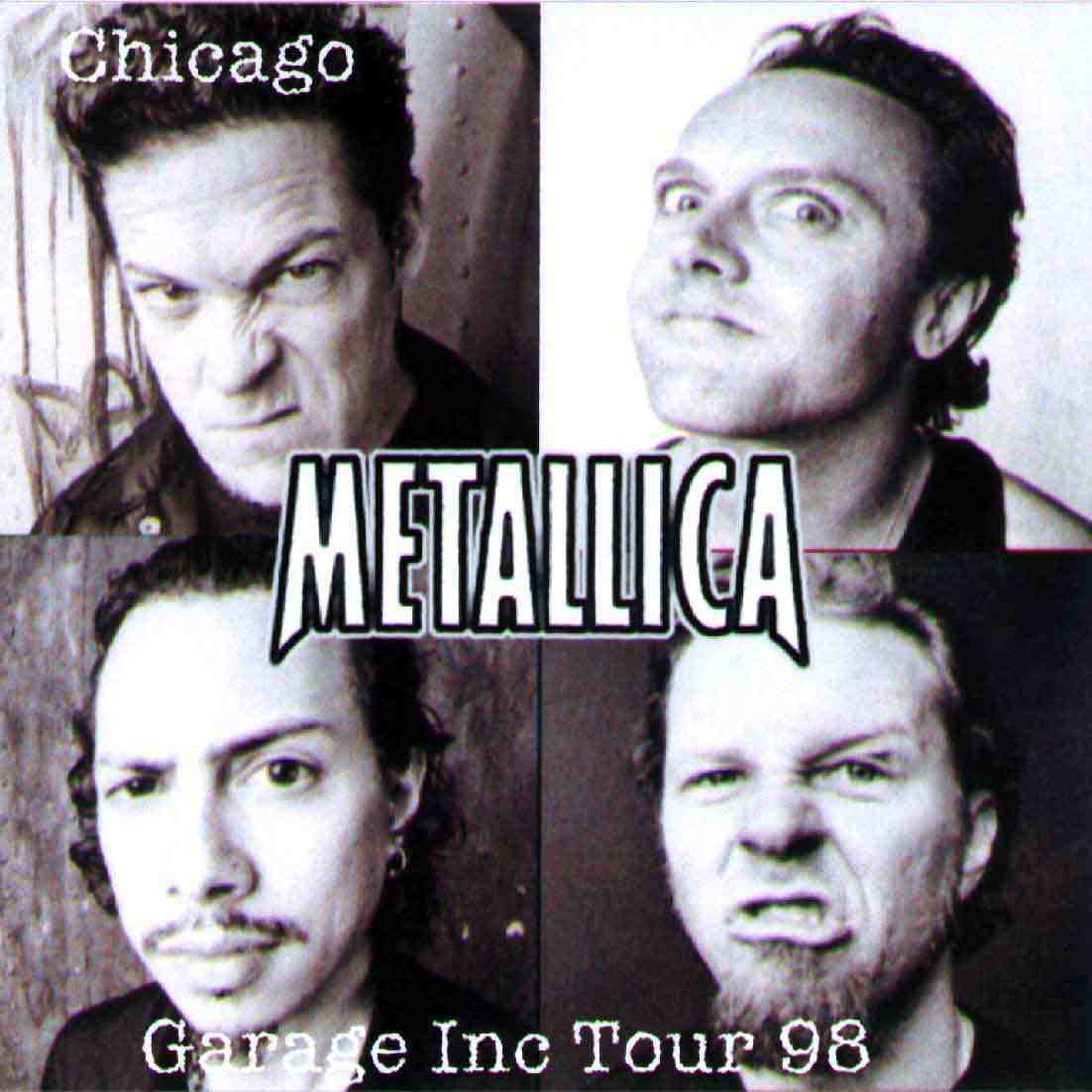 bootleg addiction: Metallica: Garage Inc. Tour 98 - Chicago