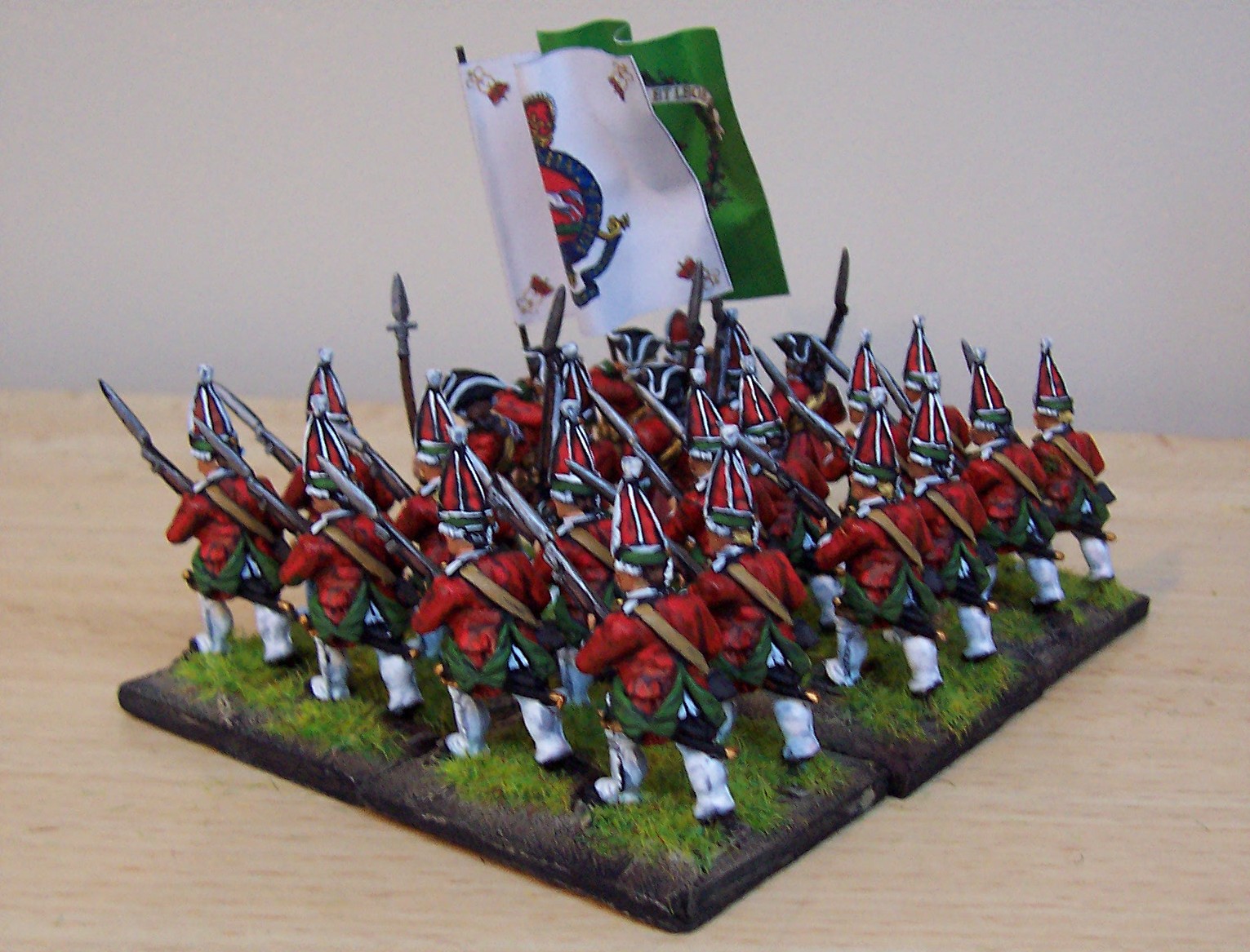 Kent's 28mm Painting SYW Project: Hanoverian infantry