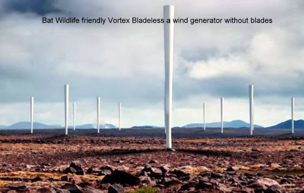 Bat Wildlife friendly? Vortex Bladeless: a wind generator without blades