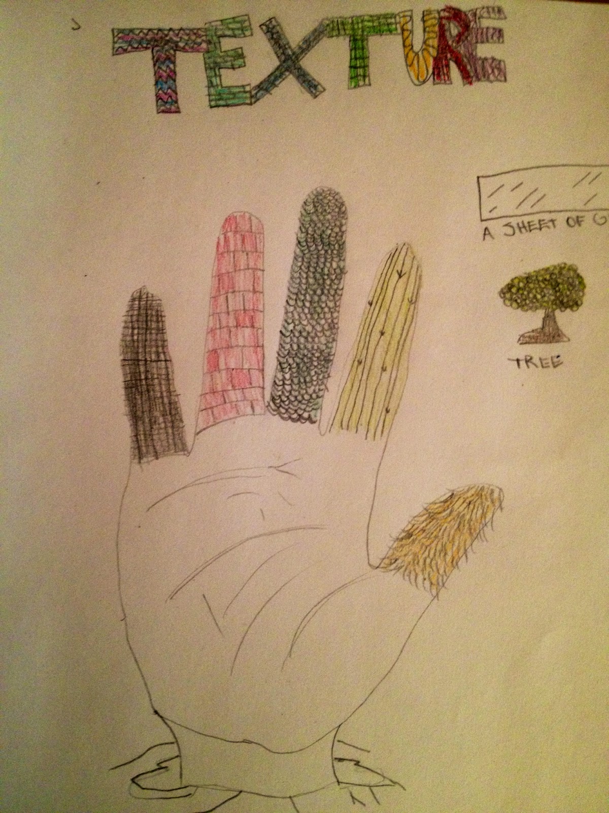 ART with Mrs. Garrett!: Texture Hands with Ms. Jessica