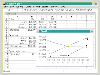 Excel In Your Office: Excel Versions : Excel 1.0 to 4.0