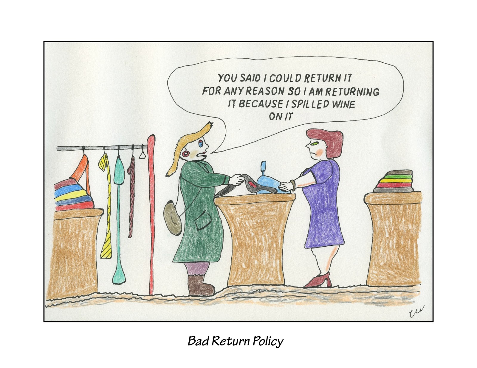 constructioncartoons.com: Bad Return Policy