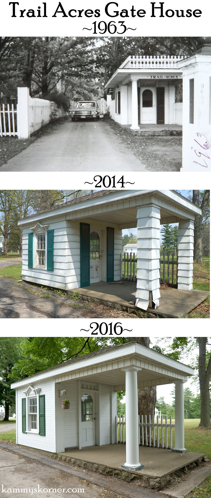 Kammy's Korner: The Gate House {Restoring The Mansion}