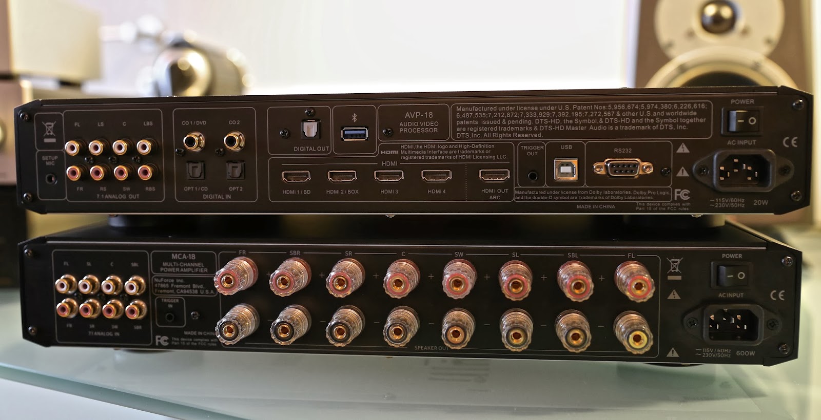 Ludwig Audio: NuForce AVP-18 + MCA-18