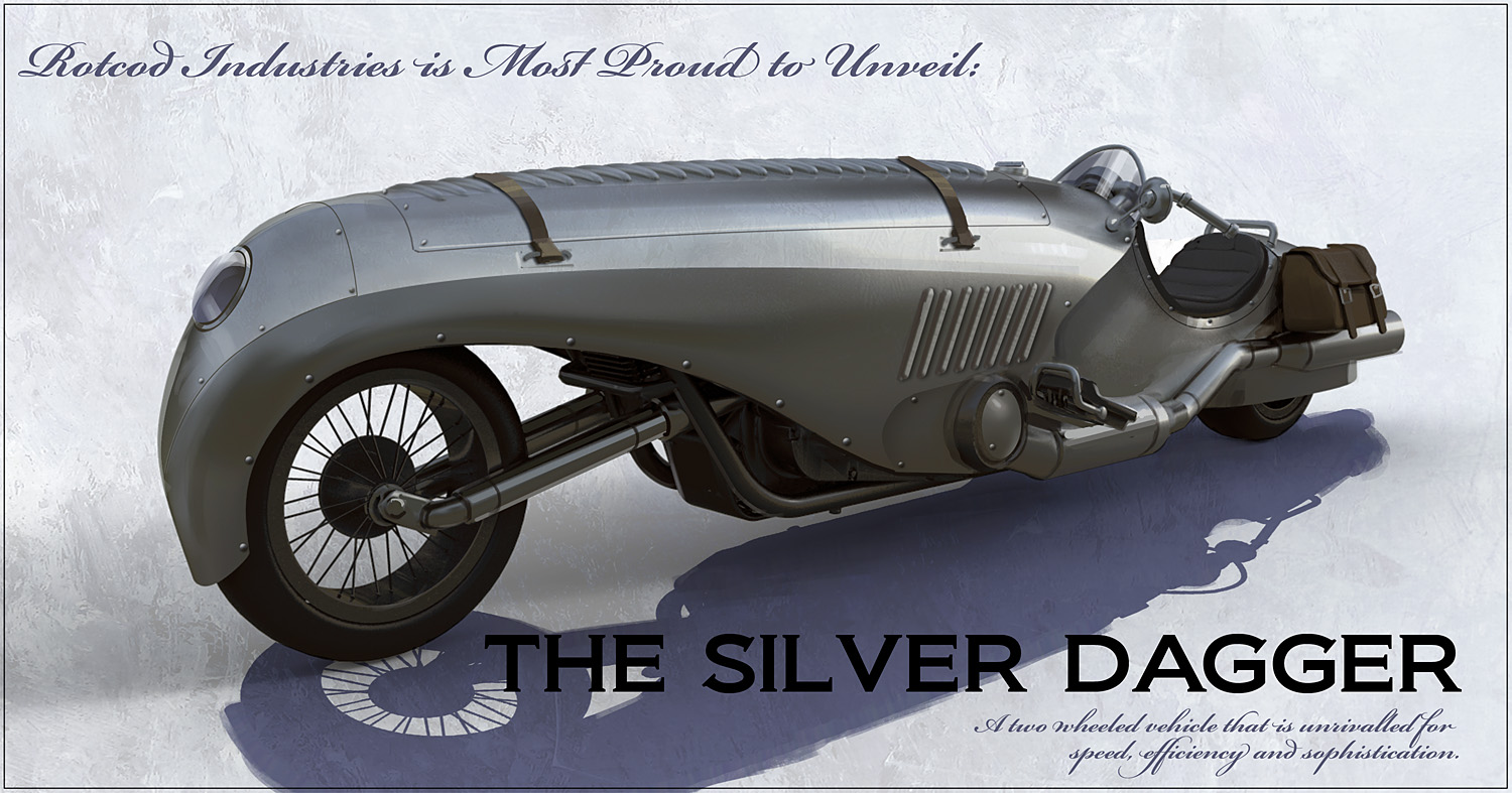 Silver Dagger by Nick Carver : r/ImaginaryTechnology