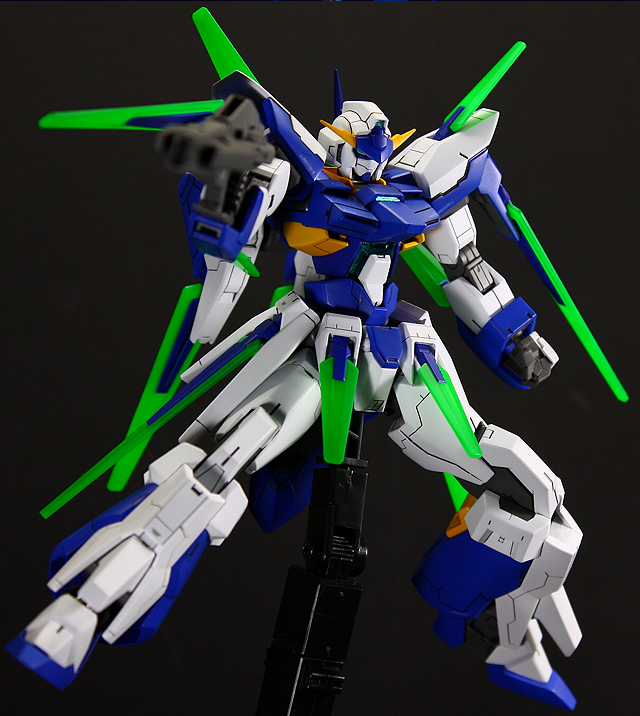 HG 1/144 Gundam AGE-FX Burst Mode customized build by kirayama