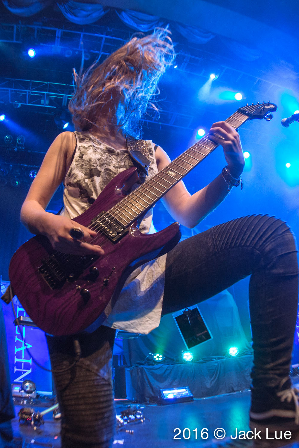 Merel Bechtold: Delain @ City National Grove of Anaheim 2016 Jack Lue ...