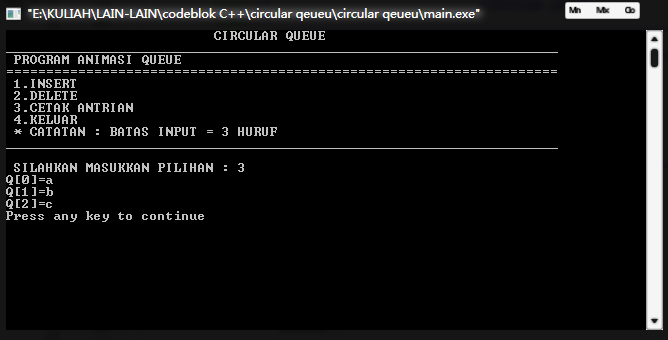 Zona Kampus : Contoh Program Circular Queue (Antrian) C++