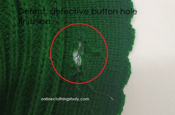 List of Garment Defects with Images