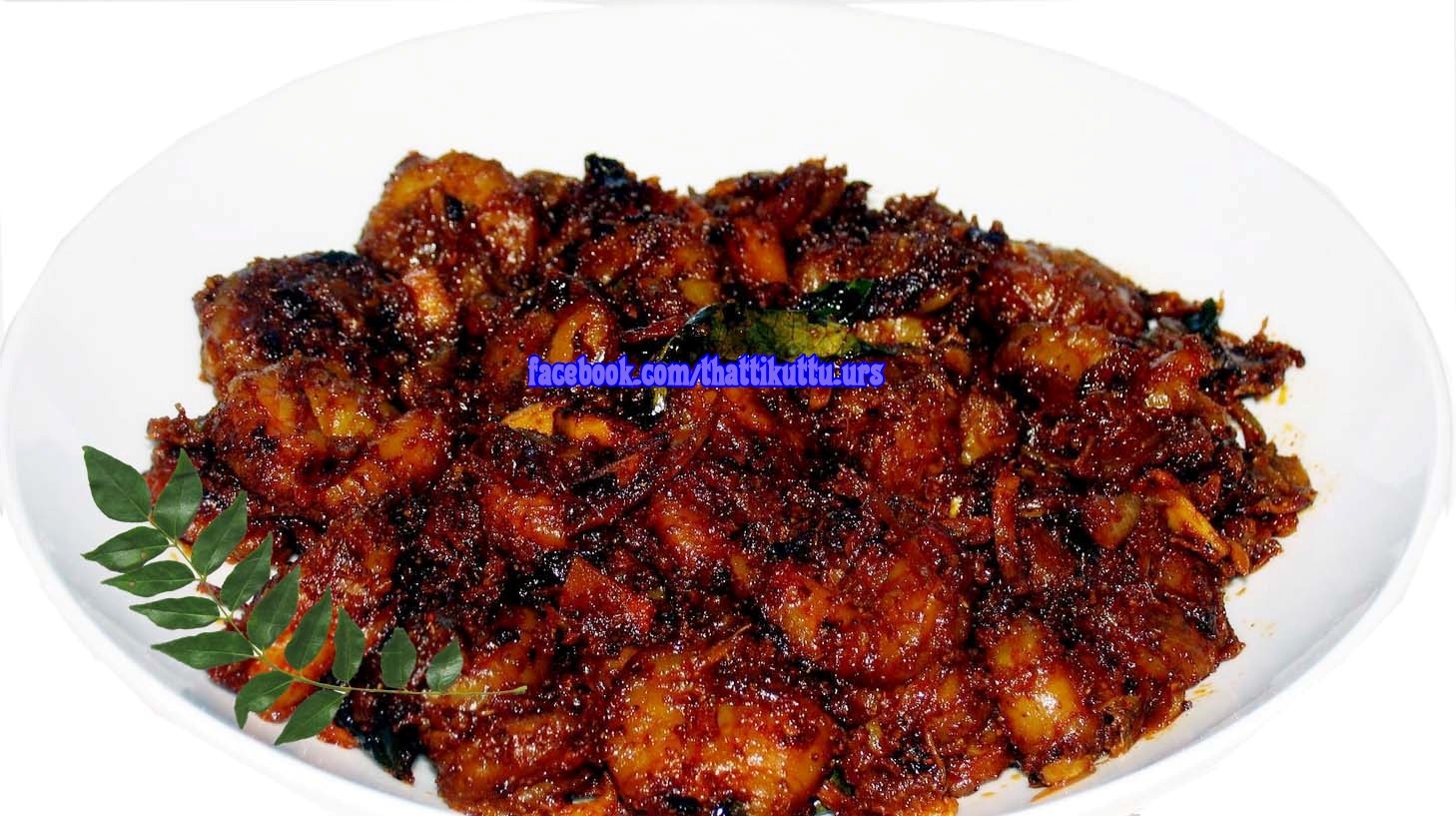 Thattikuttu: Prawns Roast Kerala Style / Chemmeen Ulathiyathu