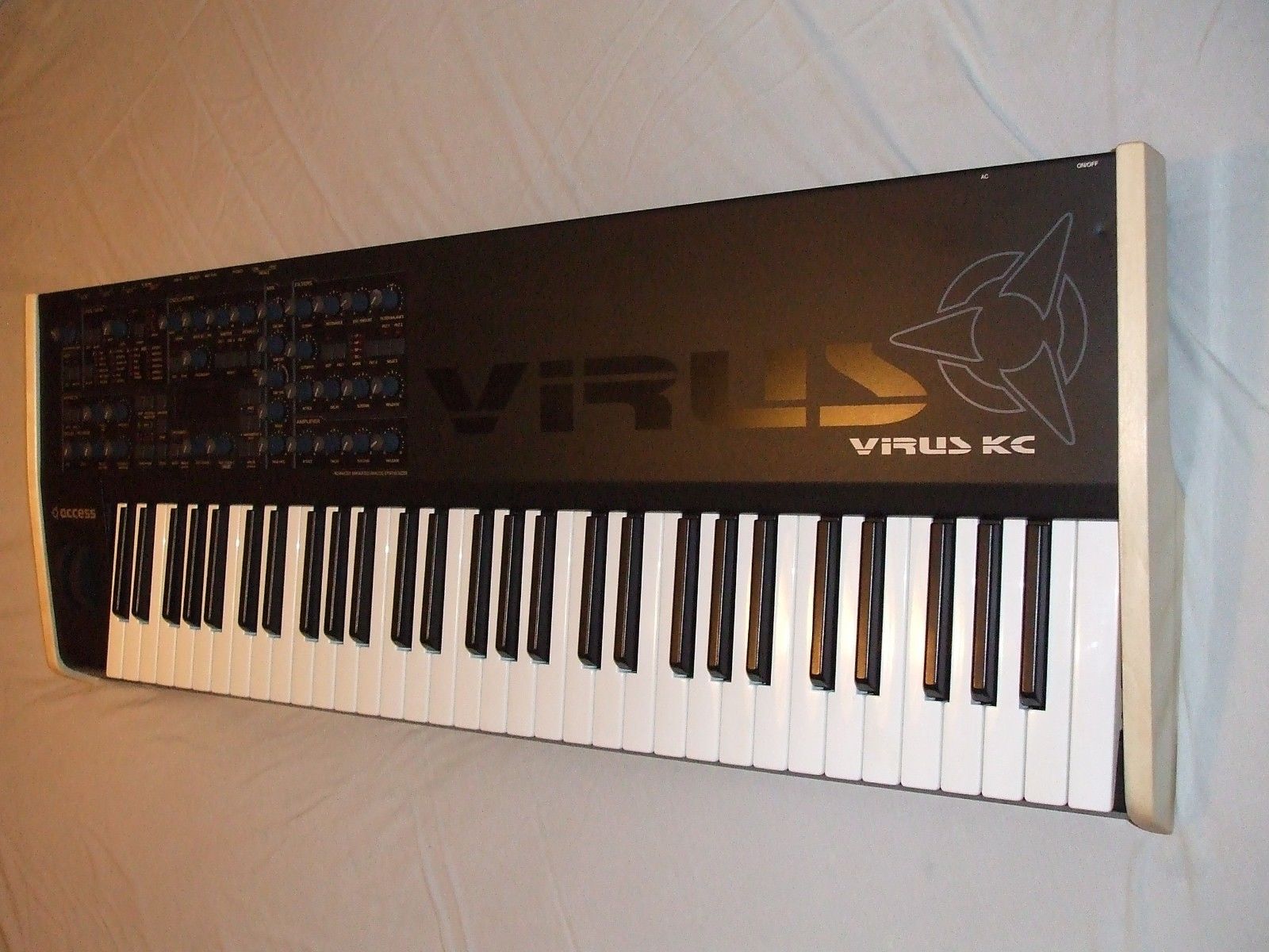 MATRIXSYNTH: Access Virus KC Synth with Custom Polished Light Hard Wood ...