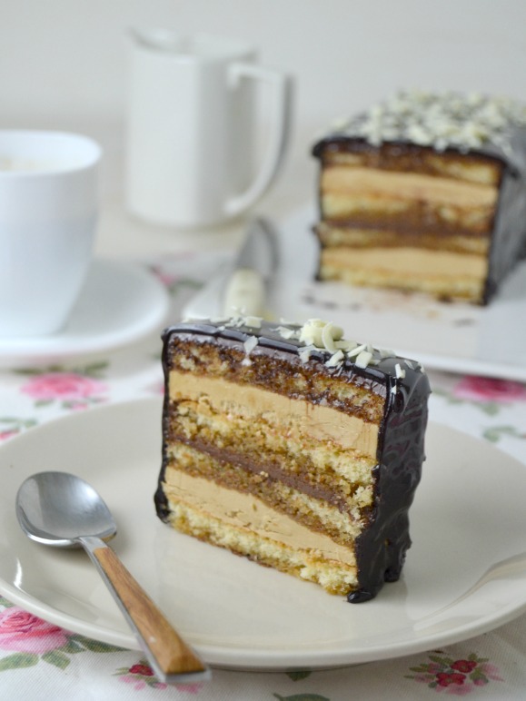 Tarta Ópera clásica de chocolate y café | Cuuking! Recetas de cocina