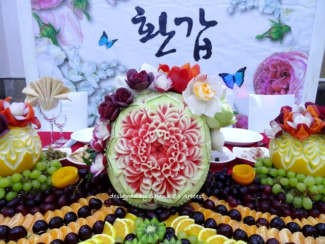 GarnishFoodBlog - Fruit Carving Arrangements and Food Garnishes