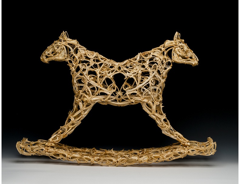 Bones are beautifully turned into sculptures by an English dedicate ...