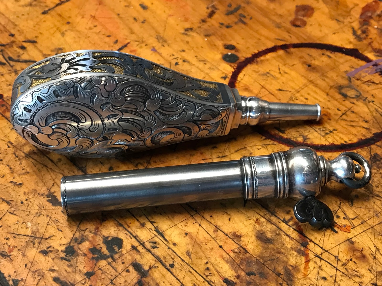 Judson Brennan: Alaskan Longrifle Artisan: Priming Horn and Powder ...