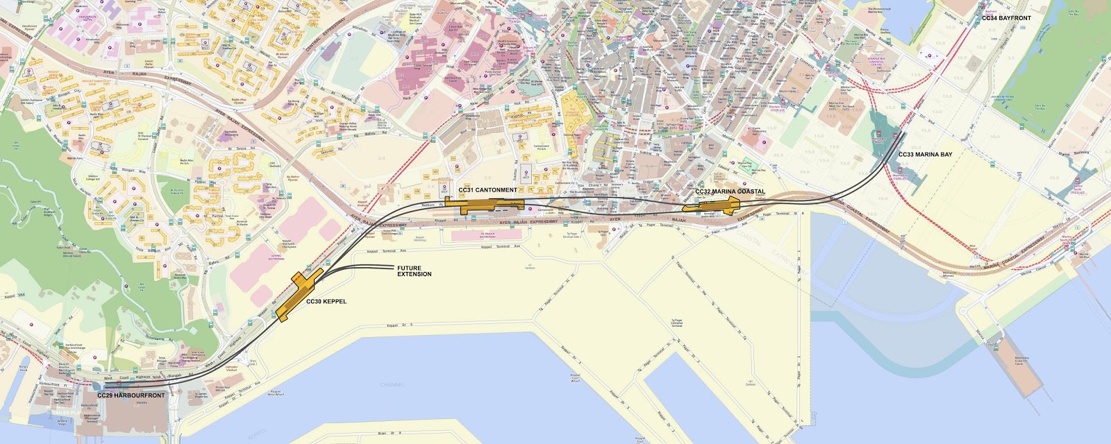Circle Line 6 Construction: CCL6 Route and Station Predictions