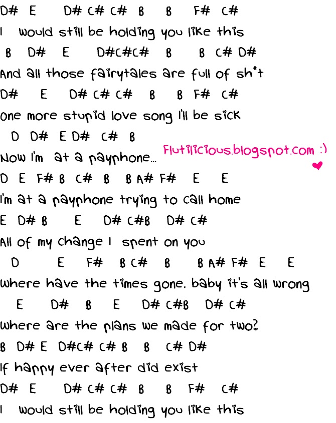 Flutilicious: Payphone