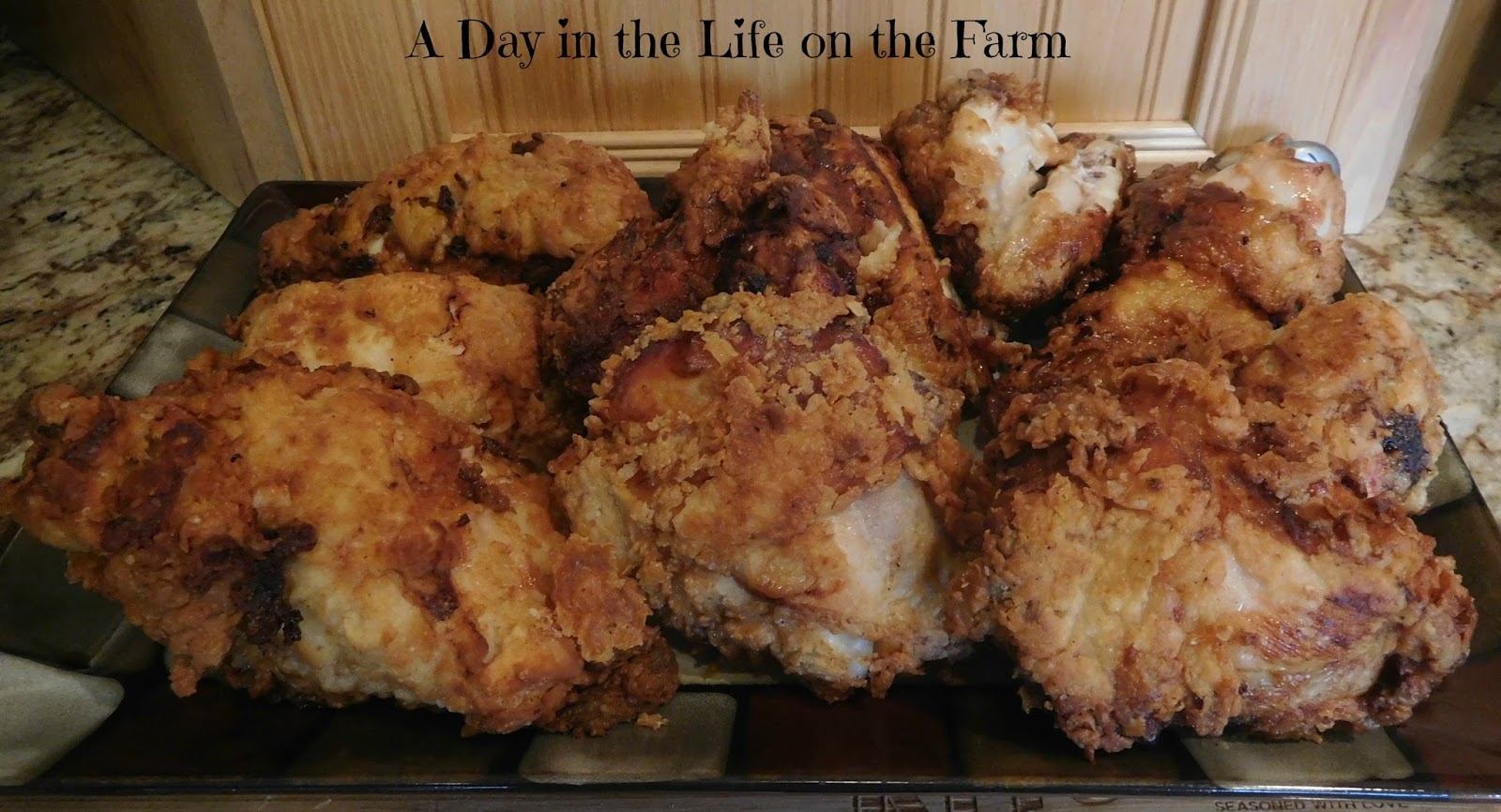 A Day in the Life on the Farm: Fried Chicken with a Kick for #SundaySupper