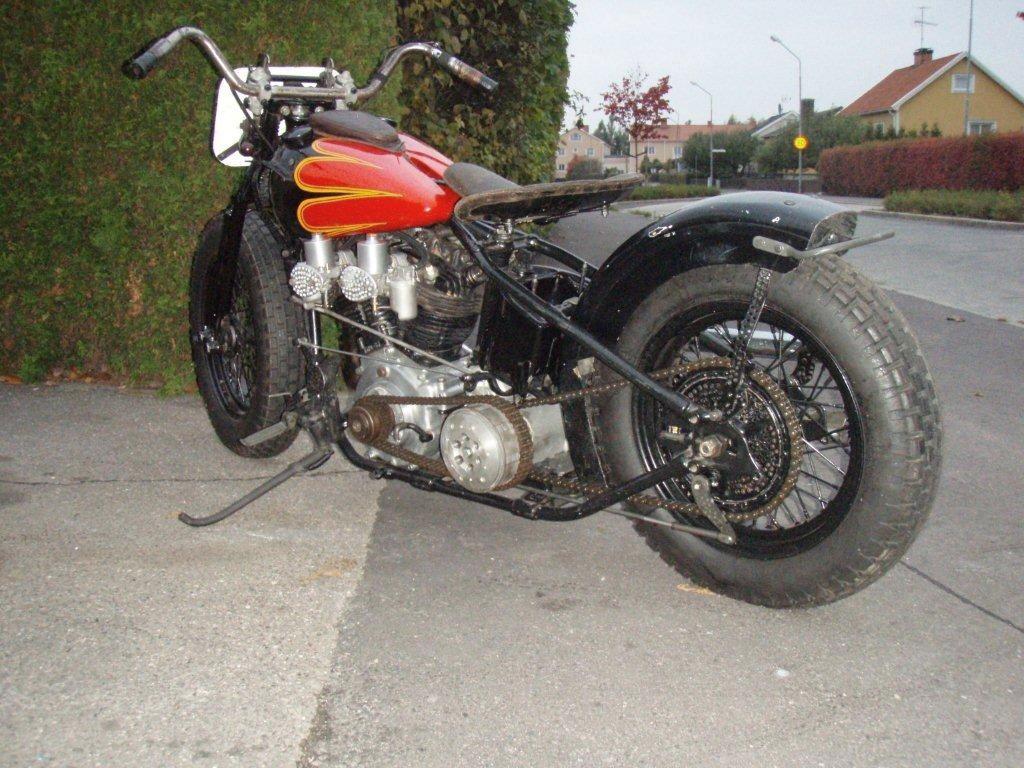 VARDHALLA INC: 1938 Dual Carb Knucklehead Racer