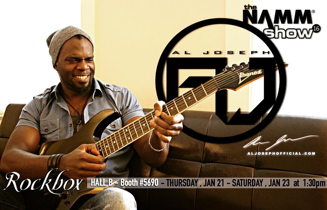 Al Joseph: set for an appearance at RockBox Electronics booth NAMM 2016