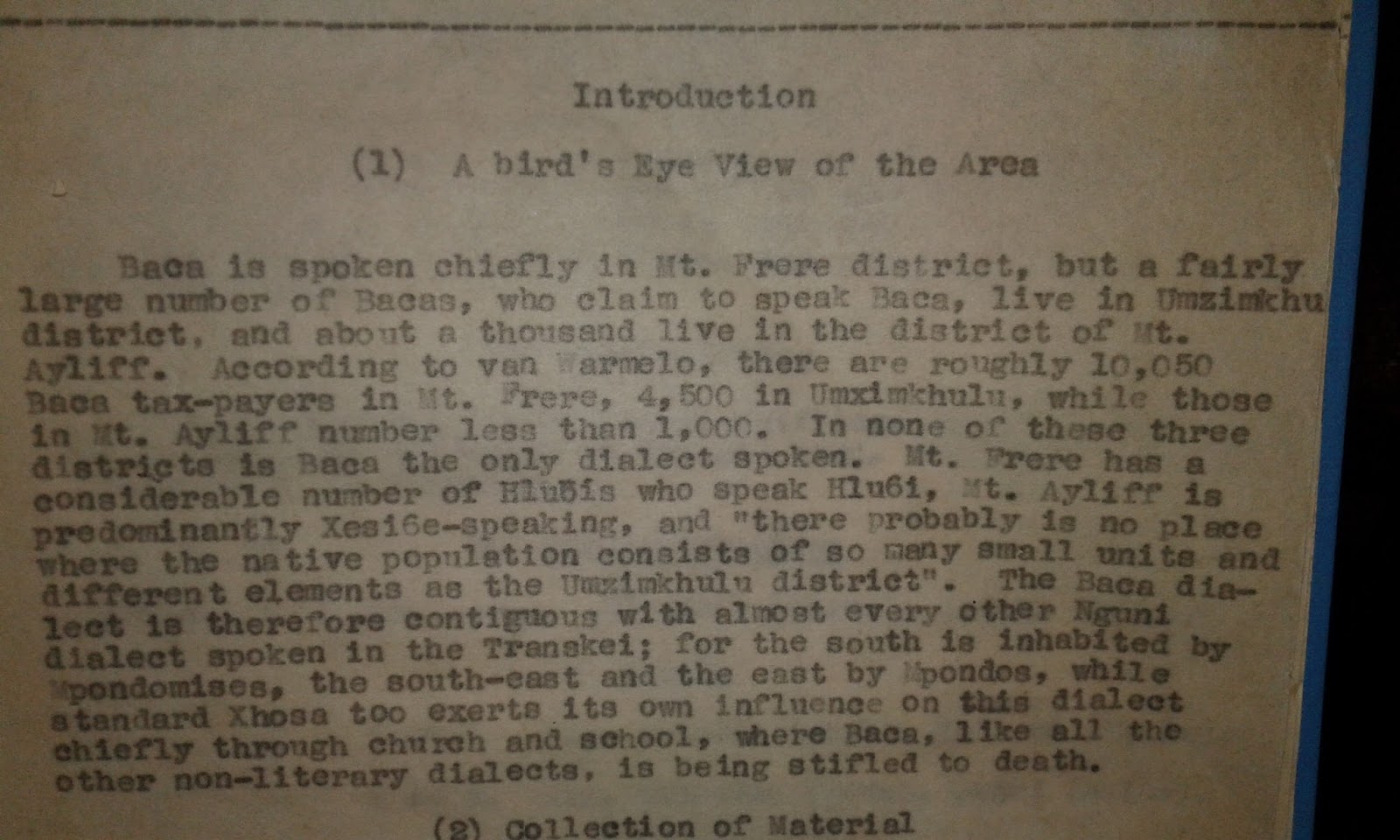 IsiBhaca Speaking People of South Africa